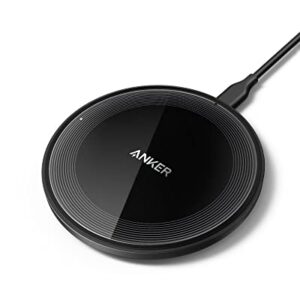 Anker 315 Wireless Charger (Pad), 10W Max Fast Charging, Compatible with iPhone 14/13 Series, Samsung S22, AirPods, Samsung Buds, Google Buds, and More (Wall Charger Not Included)