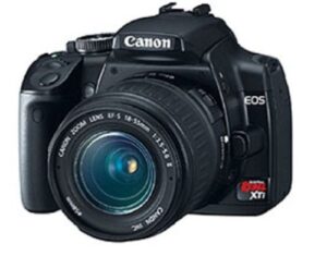 canon rebel xti dslr camera with ef-s 18-55mm f/3.5-5.6 lens (old model)