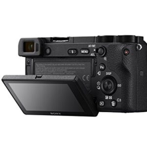 Sony Alpha a6500 Mirrorless Digital Camera Bundle with 2.95" LCD, Black (ILCE6500KIT)