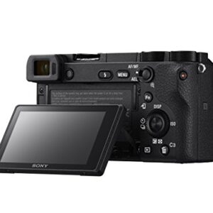 Sony Alpha a6500 Mirrorless Digital Camera Bundle with 2.95" LCD, Black (ILCE6500KIT)