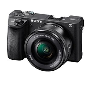 Sony Alpha a6500 Mirrorless Digital Camera Bundle with 2.95" LCD, Black (ILCE6500KIT)