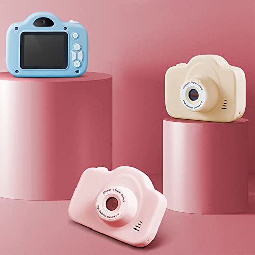 Digital Camera for Kids - 1080P Boys Girls Toys Video Recorder Photography Toys - 2.0 LCD Mini Camera HD Children's Sports Camera for Birthday Festival Gift with 32GB SD Card (Pink)