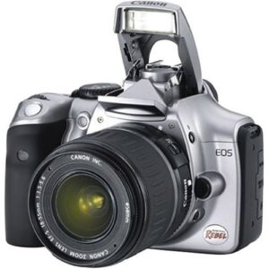 canon eos 6.3mp digital rebel camera with 18-55mm lens (old model)