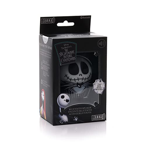 Bitty Boomers Disney: Tim Burton's The Nightmare Before Christmas - Jack Skellington - Glow in The Dark - Mini Bluetooth Speaker