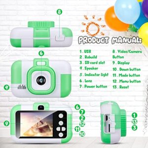 Camera for Kids 3-10 Years,Kids Digital Camera Christmas Birthday Gifts for Boys and Girls