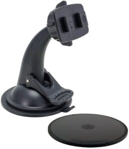 arkon replacement upgrade or additional windshield dashboard sticky suction mount for dual t holders – retail packaging – black