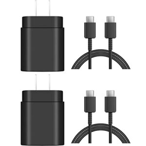 samsung fast charger 25w type c charger super fast wall charger for galaxy s23 s22 s21 s21+/s21 ultra/s20/s20+/s20 ultra/note 20/note 20 ultra/note 10/note10+