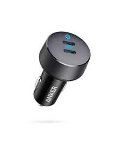 anker usb c car charger, 40w 2-port poweriq 3.0 type c car adapter, powerdrive iii duo with power delivery for iphone 14 13 12 11 x xs pro max mini, galaxy s22/s20/s10, pixel, ipad/ipad mini, and more