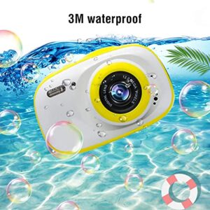 Jeanoko Camera, 8MP 2 Inch Children Digital Camera for Kid for Share Photo for Life Record(Yellow)