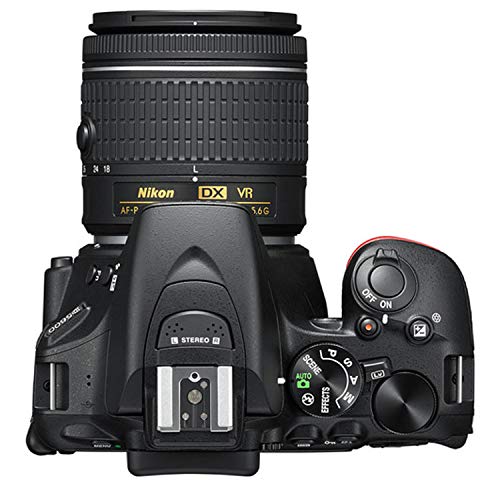 Nikon D5600 DSLR Camera Kit with 18-55mm VR Lens | Built-in Wi-Fi | 24.2 MP CMOS Sensor | EXPEED 4 Image Processor and Full HD 1080p Video Recording at 60 fps| SnapBridge Bluetooth Connectivity