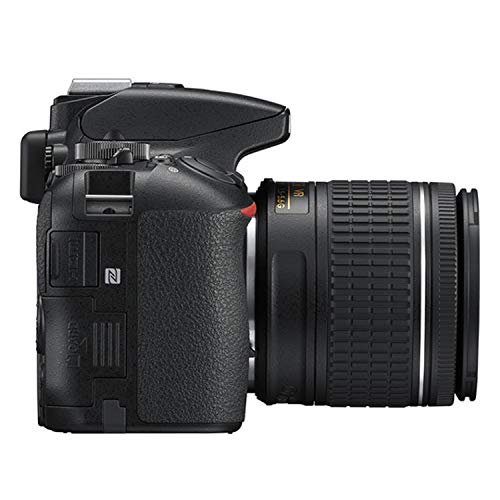 Nikon D5600 DSLR Camera Kit with 18-55mm VR Lens | Built-in Wi-Fi | 24.2 MP CMOS Sensor | EXPEED 4 Image Processor and Full HD 1080p Video Recording at 60 fps| SnapBridge Bluetooth Connectivity