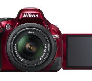 Nikon D5200 CMOS DSLR with 18-55mm f/3.5-5.6 AF-S NIKKOR Zoom Lens (Red) (Discontinued by Manufacturer)