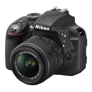 Nikon D3300 Digital SLR Camera Body Only - Black (24.2MP) 3.0 inch LCD