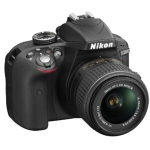 Nikon D3300 Digital SLR Camera Body Only - Black (24.2MP) 3.0 inch LCD