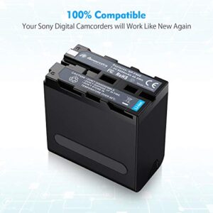 Powerextra Multifunctional Battery Pack with USB Output for Sony NP-F970, NP-F975, NP-F960, NP-F950, NP-F930 Battery