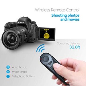 Wireless Camera Remote Shutter Release for Canon R3/ R7/ R10/ M50/ EOS M6 Mark II/R/RP /90D /6D Mark II /R5/ R6 /800D /850D /250D/Rebel SL2 /T7i /G5 X Mark II /G7 X Mark III, Replace Canon BR-E1