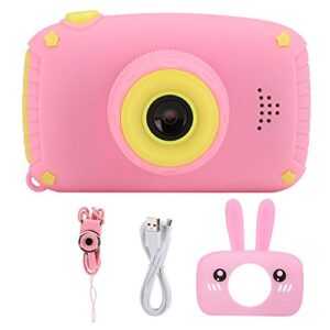 Digital Camera for Kids Boys and Girls, 12MP Children's Camera with Rabbit Cover, 2 Inch Screen HD Digital Video Recorder, Electronic Mini Camera Christmas Birthday Gift for Students, Teens, Kids