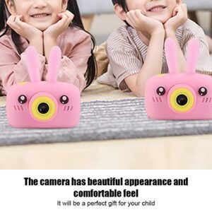 Digital Camera for Kids Boys and Girls, 12MP Children's Camera with Rabbit Cover, 2 Inch Screen HD Digital Video Recorder, Electronic Mini Camera Christmas Birthday Gift for Students, Teens, Kids