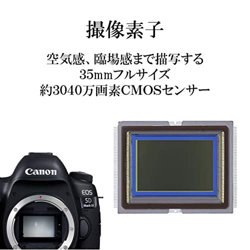 Canon EOS5DMK4 EOS 5D Mark IV DSLR Camera (Body Only) International Version (No Warranty), Black