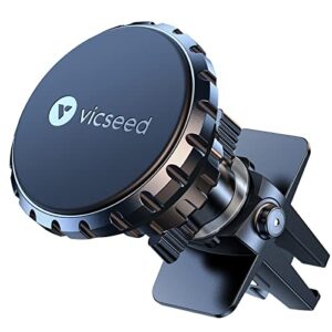 vicseed 𝟮𝟬𝟮𝟯 𝙐𝙥𝙜𝙧𝙖𝙙𝙚𝙙 magnetic phone holder for car [6 strong n55 magnets] magnetic car mount [1s put &take] car vent phone mount for car hands-free holder, fit with all smartphones