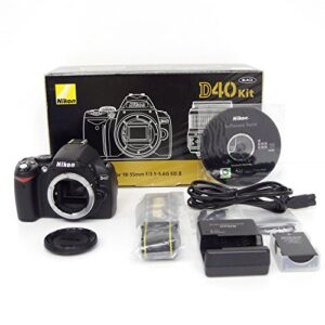 nikon d40 6.1mp digital slr camera (body only)