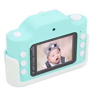 Zyyini Kids Camera, 2 Inch IPS Screen Mini Digital Children's Camera Dual-Camera Cartoon Video Player,with WiFi and Lanyard, for Girls Boys