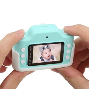 Zyyini Kids Camera, 2 Inch IPS Screen Mini Digital Children's Camera Dual-Camera Cartoon Video Player,with WiFi and Lanyard, for Girls Boys