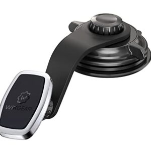 WixGear Universal Bendable Dashboard Magnetic Phone Car Mount, for Cell Phones and Mini Tablets with Strong Dashboard Lock (Newer 2023 Dashboard Model)