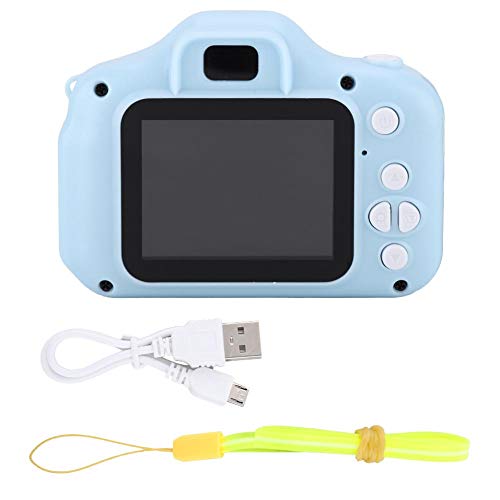 X2 Kids Digital Camera 2.0 inch IPS Color Screen Children's Camera Mini Portable Children's Digital Camera HD 1080P Camera for Boys and Girls(Blue)