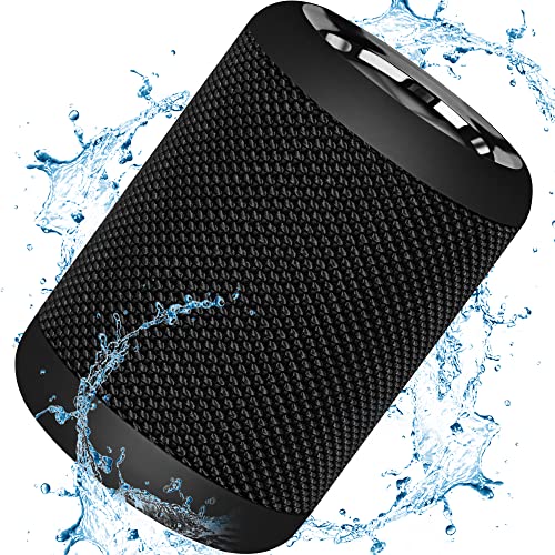 MAWODE T10 Waterproof Small Bluetooth Speakers - 8 Hr Playtime Portable Speaker - Lightweight Mini Wireless Shower Speaker - Aux & TF Card Support