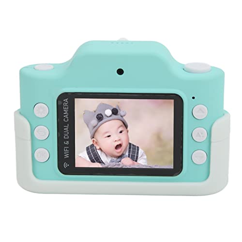 Shanrya WiFi Cartoon Camera Toy, 750mAh Rechargeable ABS Kids Digital Camera Anti Fall Portable for Gifts