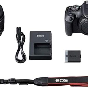 Canon EOS 2000D Rebel T7 Kit with EF-S 18-55mm f/3.5-5.6 III Lens + Accessory Bundle + Rtech Digital Cloth