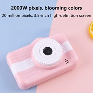 LINXHE Kids Camera- 20MP Camera for Kids with 3.5 inch Large Screen, 1080P HD Digital Video Cameras for Toddler Children's Birthday with 32GB SD Card, SD Card Reader (Color : Pink)