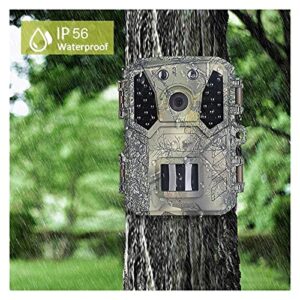 rouroumaoyi Tracking Camera Hunting Camera 20MP 1080P Motion Digital Infrared IP66 Waterproof 0.2S Trigger Speed Trail Camera for Wildlife Watching