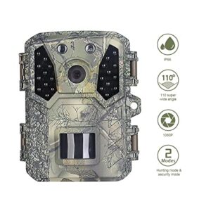 rouroumaoyi Tracking Camera Hunting Camera 20MP 1080P Motion Digital Infrared IP66 Waterproof 0.2S Trigger Speed Trail Camera for Wildlife Watching