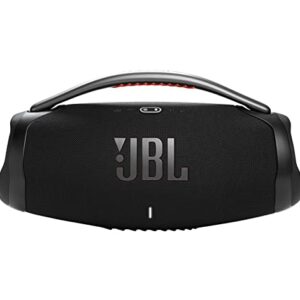 JBL Boombox 3 - Portable Bluetooth Speaker Bundle with divvi! Protective Hardshell Case - Black