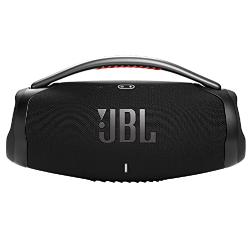 JBL Boombox 3 - Portable Bluetooth Speaker Bundle with divvi! Protective Hardshell Case - Black