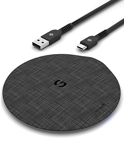 Encased Fast Charge Wireless Charger for LG G7 ThinQ, LG G8 ThinQ, Rapid Quick Charge Qi Pad w/Charging Power Cable (Ac Adapter Sold Separately) Case Friendly Design (LG V40 ThinQ, LG V50, V60)