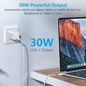 USB C Wall Charger, 30W iPhone 12 13 14 Charger Block with Foldable Plug, iPhone Fast Charger Type C Charging for iPhone 13 Pro/13/ iPhone 12 Pro Max/12 Pro/12/11 Pro Max/11/Google Pixel and More