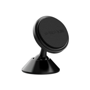 rokform – adjustable magnetic car mount, 360 degree swivel with 3m vhb tape, cell phone holder, aluminum dashboard phone mount stand for truck car & van (black)