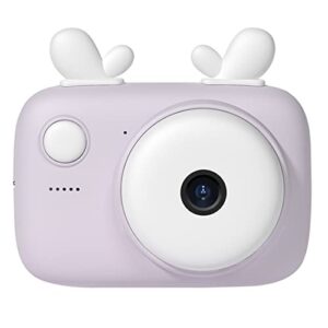 linxhe digital camera, hd 1080p camera with lcd screen, compact portable mini cameras for students, teens, kids (color : purple)