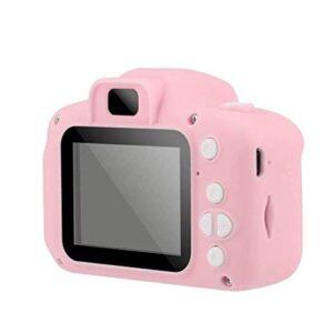 LKYBOA Children's Digital Camera - Kids Digital Camera Childrens Camera, Touch Screen Video Photo Camera for Kids Rechargeable (Color : Pink)