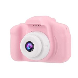 LKYBOA Children's Digital Camera - Kids Digital Camera Childrens Camera, Touch Screen Video Photo Camera for Kids Rechargeable (Color : Pink)