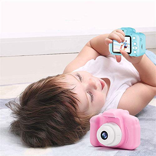 LKYBOA Children's Digital Camera - Kids Digital Camera Childrens Camera, Touch Screen Video Photo Camera for Kids Rechargeable (Color : Pink)