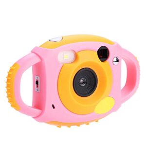 selfie mirror children’s video camera 600mah lithium battery children’s selfie camera 4 filters multiple photo frame options kids video camera,for kids(pink)