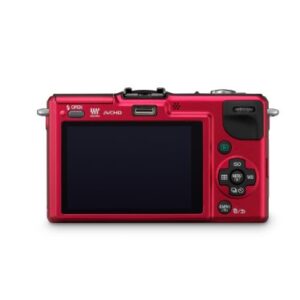 Panasonic Lumix DMC-GF2 12 MP Micro Four-Thirds Mirrorless Digital Camera with 3.0-Inch Touch-Screen LCD and 14-42mm Lens (Red)