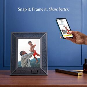 Aura Smith 2K WiFi Digital Picture Frame, 10.1”, Add Photos with Aura App, Free Unlimited Storage - Easy to Use - Plays Videos - The Best Digital Photo Frame - Black Onyx