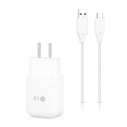 Genuine LG G6 V30 V20 G5 Charger + USB C Cable 18W QuickCharge 3.0 Certified