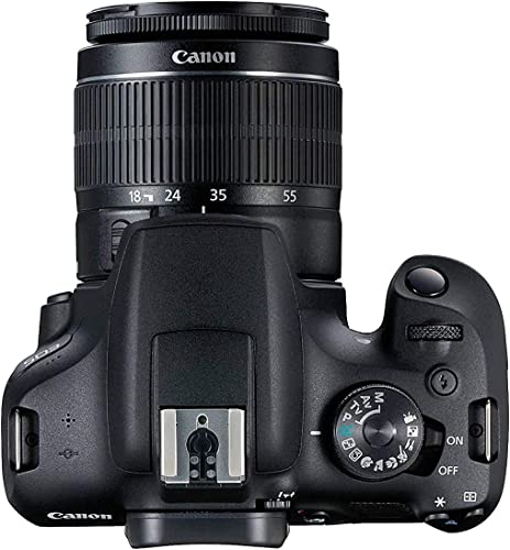 EOS 4000D / T100 Digital Camera with EF-S 18-55mm f/3.5-5.6 III Lens and Basic Accessories Bundle