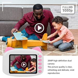 Children Camera 3.5 Inch IPS Screen Children Camera 1200W High Definition Mini Cartoon Digital DV for 3 4 5 6 7 8 Year Old Boys and Girls